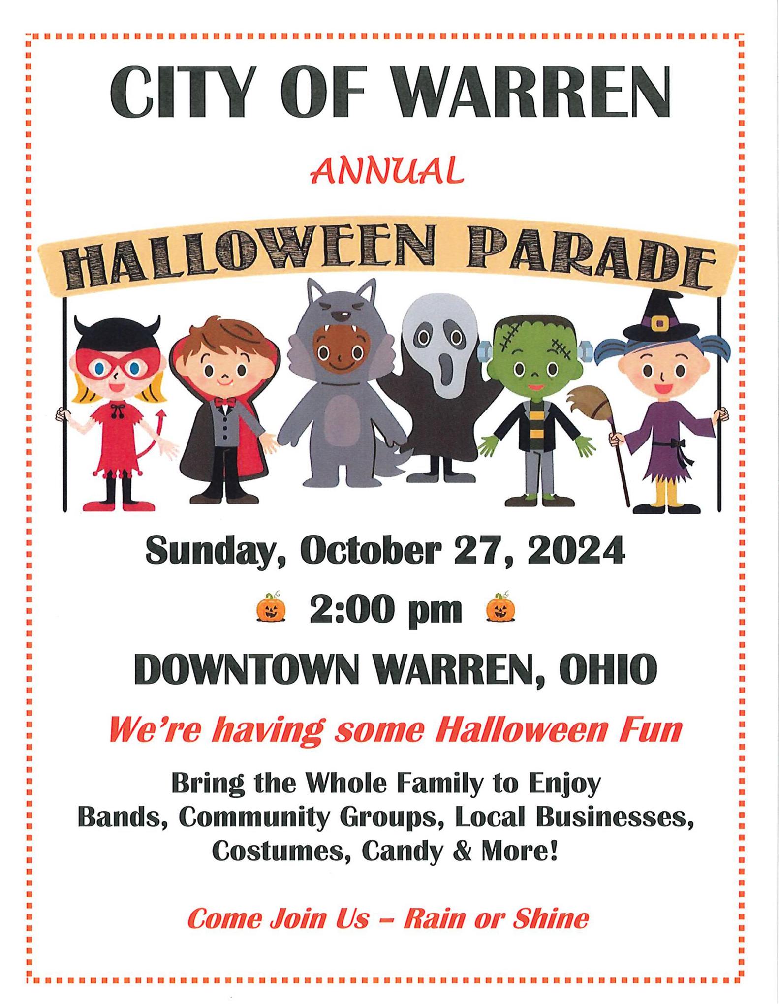City of Warren Annual Halloween Parade | Truly Trumbull