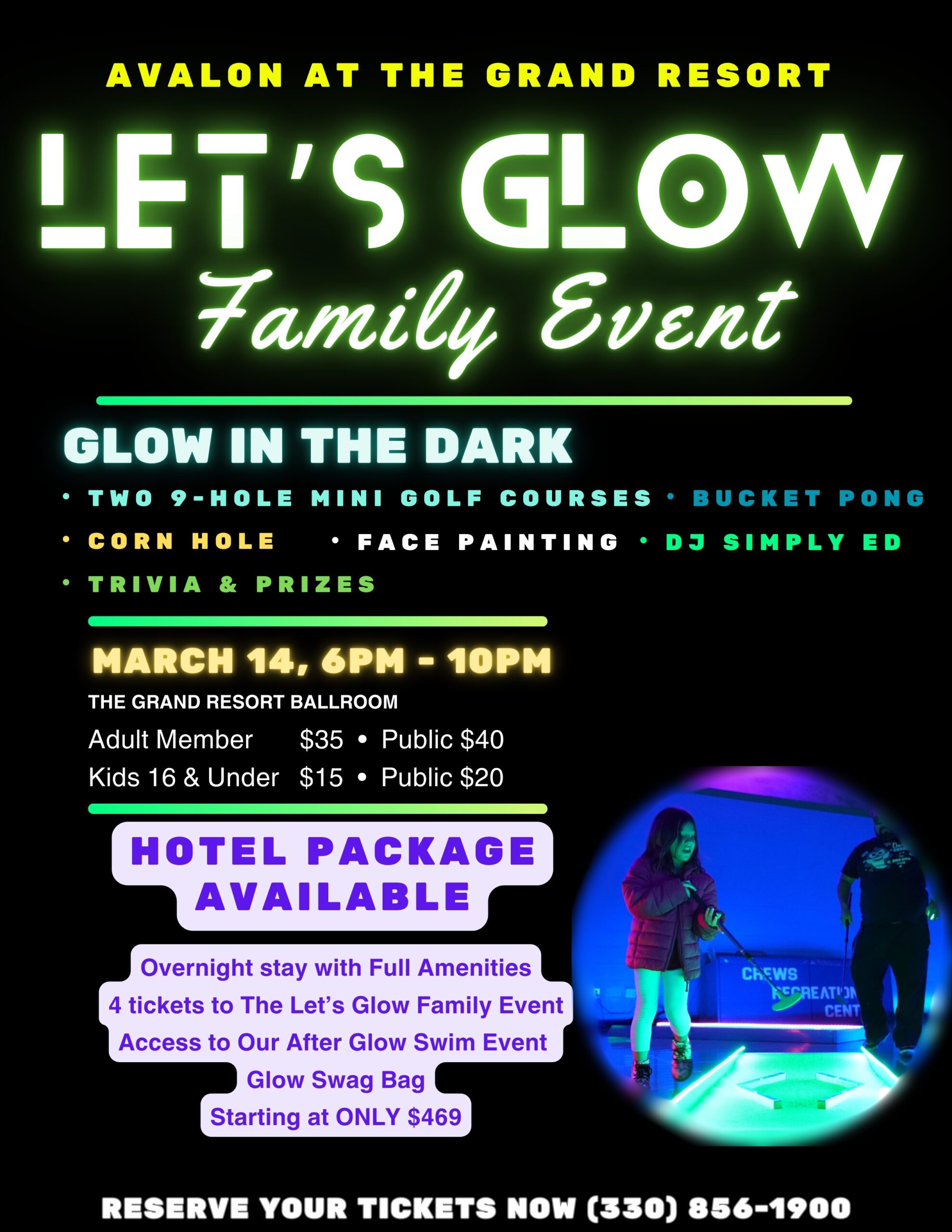 Glow Crazy Family Event - Truly Trumbull