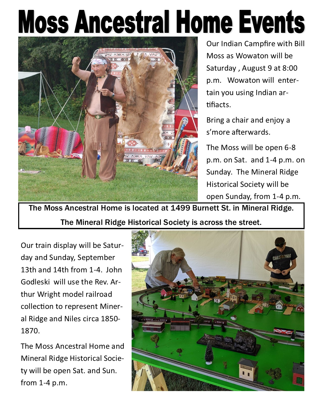 Moss Home Train Display - Truly Trumbull